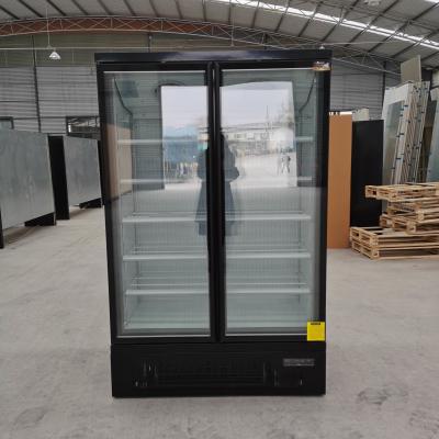 China refrigerar de ar vertical do congelador da mostra da exposição da porta 810L de vidro ereta à venda