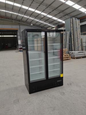 China R290 vertroebelt de Rechte SECOP-Koeler van de Supermarktdrank met Twee Vrije Glasdeur for sale