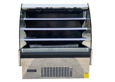 China Espelho livre de CFC do refrigerador semi vertical integral da exposição de aço inoxidável à venda