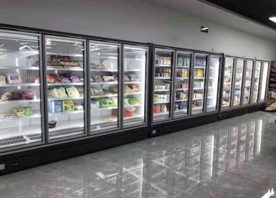 Cina Congelatore di vetro dritto della porta dell'anti nebbia per carne ed il prodotto alimentare sensibile in vendita