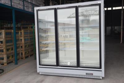 Cina Congelatore di vetro dritto della porta dell'anti nebbia per carne ed il prodotto alimentare sensibile in vendita