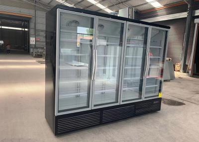 Cina Dispositivo di raffreddamento dritto di vetro integrale della bevanda con un'esposizione di 4 porte in vendita