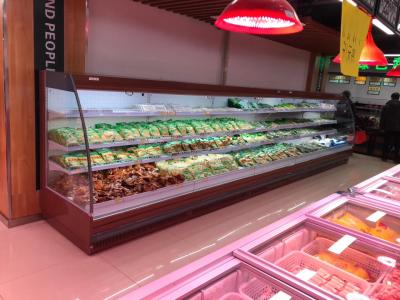 Китай Удаленный охладитель открытой выкладки Multideck для молочных продучтов продается