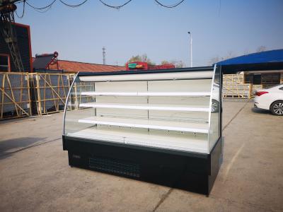 China Obstrua dentro o refrigerador aberto da exposição com unidade de condensação brilhante à venda