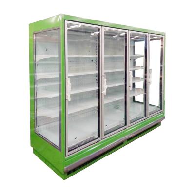 China Multideck de poupança de energia refrigerou a mostra para o supermercado com 5 camadas arquivar ajustável para produtos láteos à venda