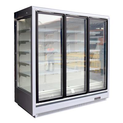 Cina Multideck economizzatore d'energia ha refrigerato la vetrina per il supermercato con 5 strati della scaffalatura regolabile del cavo per gli alimenti congelati in vendita