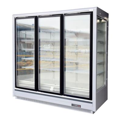 Cina Multideck economizzatore d'energia ha refrigerato la vetrina per il supermercato con 5 strati della scaffalatura regolabile del cavo per gli alimenti congelati in vendita