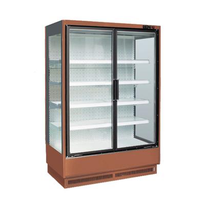 Cina Multideck alimentabile oscilla il congelatore di vetro dell'esposizione della porta per il supermercato con il compressore di SANYO/Secop per gli alimenti congelati in vendita
