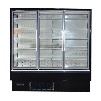 Cina Multideck alimentabile oscilla il congelatore di vetro dell'esposizione della porta per il supermercato con il compressore di SANYO/Secop per gli alimenti congelati in vendita