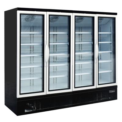 Cina Merchandiser di vetro di raffreddamento del congelatore della porta del fan con il termostato di Dixell Digital in vendita