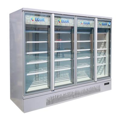 Cina Merchandiser di vetro di raffreddamento del congelatore della porta del fan con il termostato di Dixell Digital in vendita