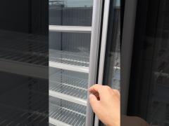 Supermarkt Vier de Rechte Harder van de Glasdeur met de Digitale Thermostaat van Danfoss