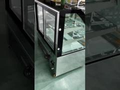Refrigerated display cases met geventileerd koelsysteem voor restaurantapparatuur