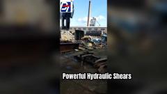 Heavy-duty hydraulic shears, eagle-nose shears