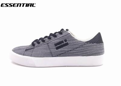 China ladies Classic Casual sneaker lace up chambray and reflecting material TPR outsole for sale