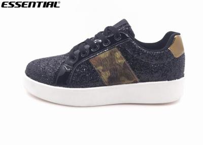 China Lace Up Ladies Running Shoes Camo Soft Fur - Textured Strap On The Side for sale