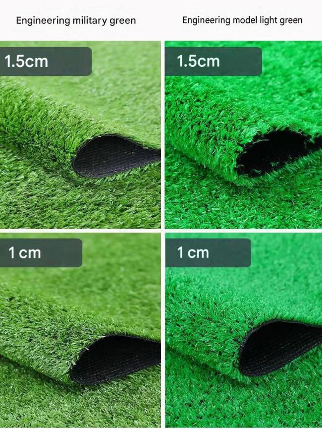 Custom cut artificial grass rolls