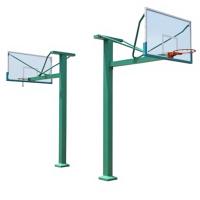 Quality Inground Basketball Hoop with Adjustable Height Breakaway Rim and Tempered Glass for sale