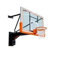 Quality Adjustable Height Basketball Rack with Tempered Glass Backboard for Wall or for sale