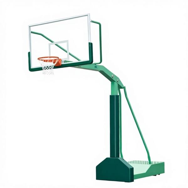 Quality FIBA Certified Basketball Stand with Tempered Glass Backboard and On-Site Installation for Outdoor Courts for sale
