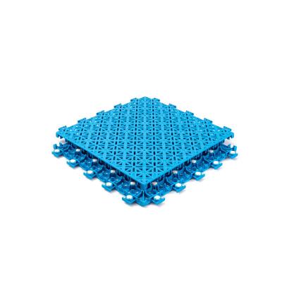 China Outdoor Sports Tiles Suspended Flooring for Basketball Pickleball Home and School Project Snap Together Sports Court Flooring for sale