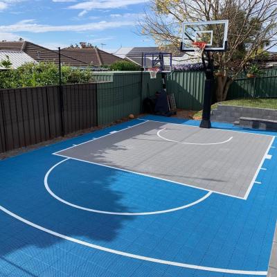 China FIBA Approved Synthetic Basketball Court Flooring with UV Resistant and High Ball Bounce Rate for Outdoor Sports for sale
