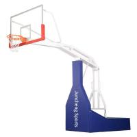 Quality FIBA 10ft Portable Foldable Basketball Hoop Stand with Adjustable Ring and for sale