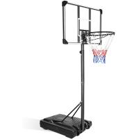Quality Portable Basketball Hoop with 36 Inch Backboard and Adjustable Height 1.9m-2.6m for sale