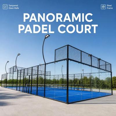 China Fip Standard Anti-Rust Padel Tennis Court Sport Sale Paddle Tennis Padel Court Pista De Padel for sale