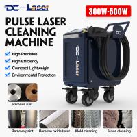 China 300W 500W Trolley-type Pulsed Laser Cleaning Machine for sale