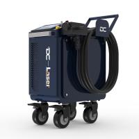 China 300W 500W Trolley-type Pulsed Laser Cleaning Machine for sale