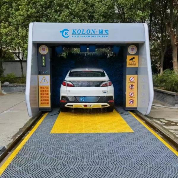 Quality 5-Brush Heavy Duty Stainless Steel Rollover Car Wash Machine for sale