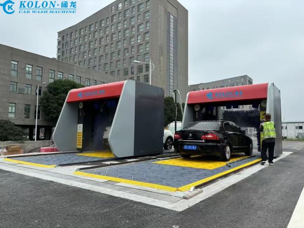 Quality 15 Cars/Hour Rollover Car Wash Machine with 5 Brushes for sale