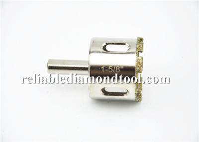 China 50/60 Electroplated Diamond Core Drills / Diamond Hole Saw For Glass for sale