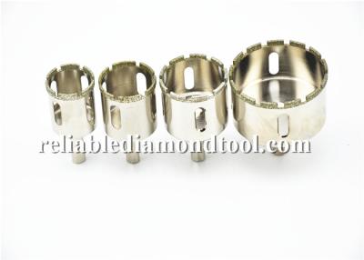China Triangle Shank Diamond Core Hole Saw Nickel Coating 1/8 In - 4 In Diamond Length for sale