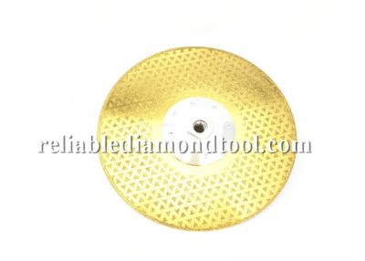 China Electroplated Diamond Saw Blade for Marble Cutting and Grinding 230mm with Ti coating Diamond Cutting Blades With M14 for sale