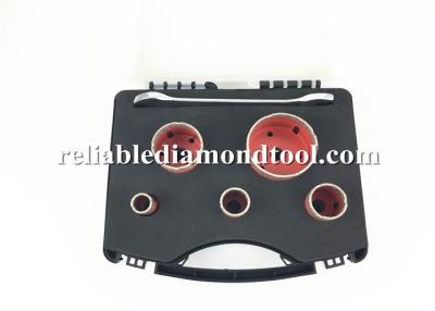 China Red Dry 45 Steel Diamond Cut Drill Bit Large Plastic Box 5PCS 10mm Working Length for sale