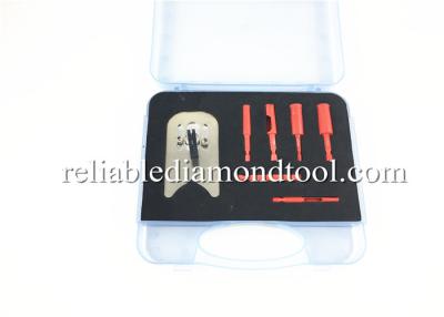 China Small Diamond Hole Saw Core Drill Bit Set With Stainless Steel Drill Guide HXA004 for sale