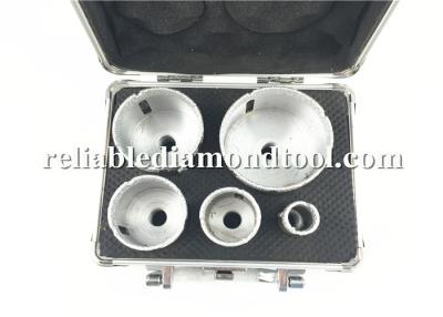 China 5 PCS Diamond Drill Bit Silvery Golden Double Colors Kit Working Speed 10000 -14000 RMP for sale