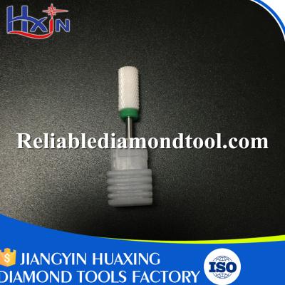 China Medium Barrel Ball High-end Models Total Length 40MM White Ceramic Drill Bit for sale