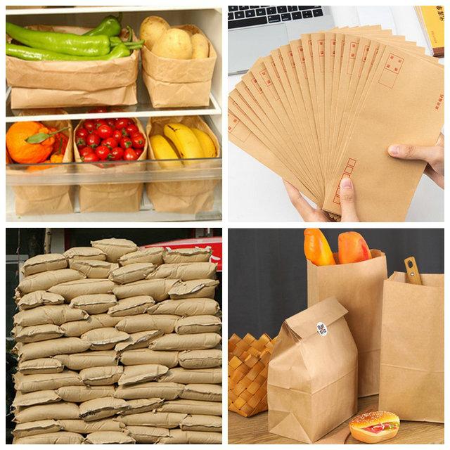  80gsm 90gsm Brown Expansible Sack Kraft Paper Sheet For Making Cement Bag