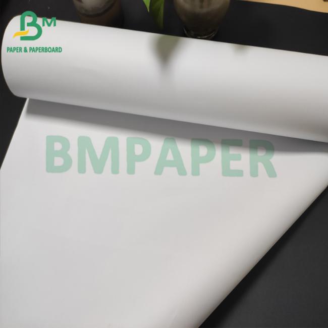 70gsm Drawing Patterns Uncoated White Plotter Paper 60" Rolls
