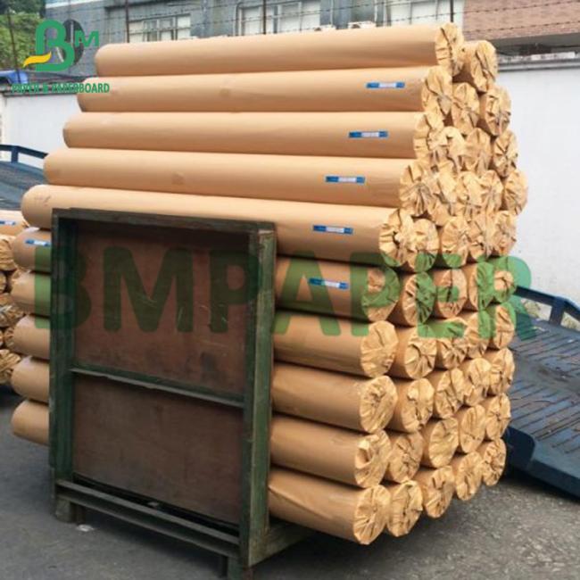 White 42gsm Wide Format Uncoated Apparel Use Plotter Paper Rolls