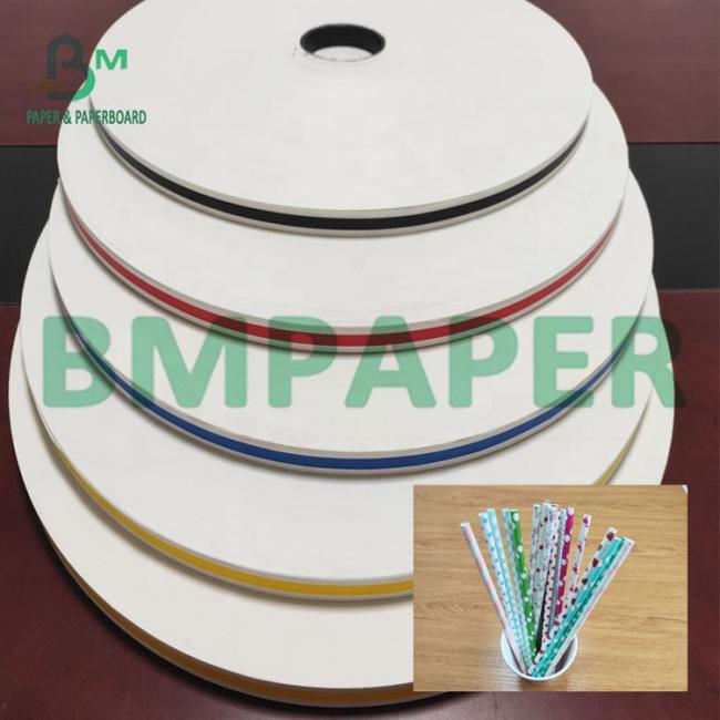 White Straw Wrapping Food Grade Kraft Paper 24gsm 28gsm Packaging Craft Papel