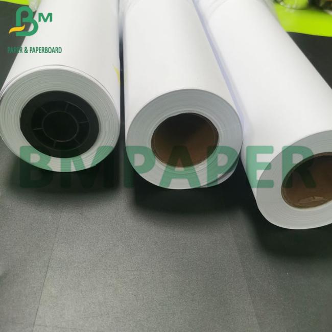 Hi - Bright Plotter Paper 20lb 24'' * 150' Clean Presentation Bond Paper (5)