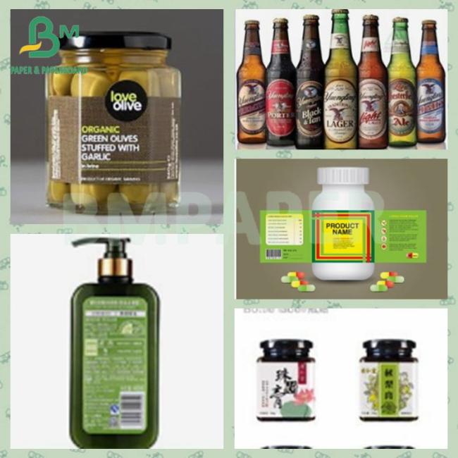 Waterproof Printable 80gsm White Beer Jar Paper Wine Label Paper