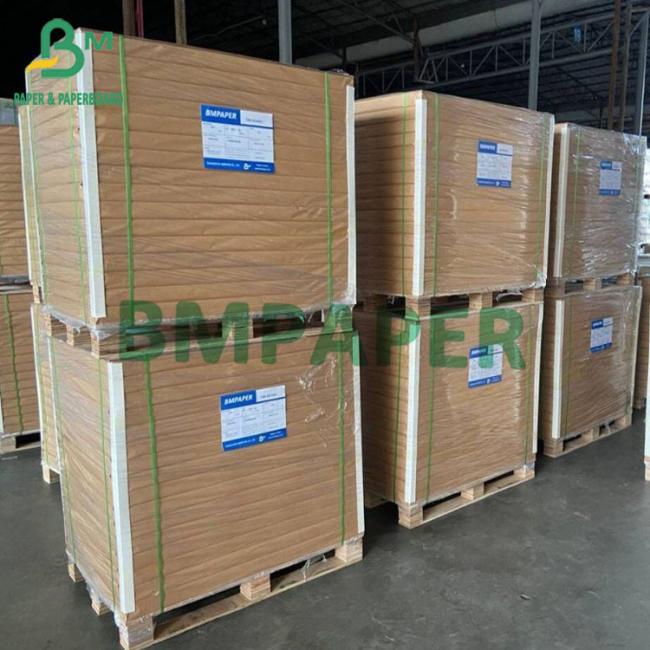 200g - 400g Food Grade FBB Board White Cellulose Paperboard For Food Container C1S Paper 25" x 37" 30" x 22.5"