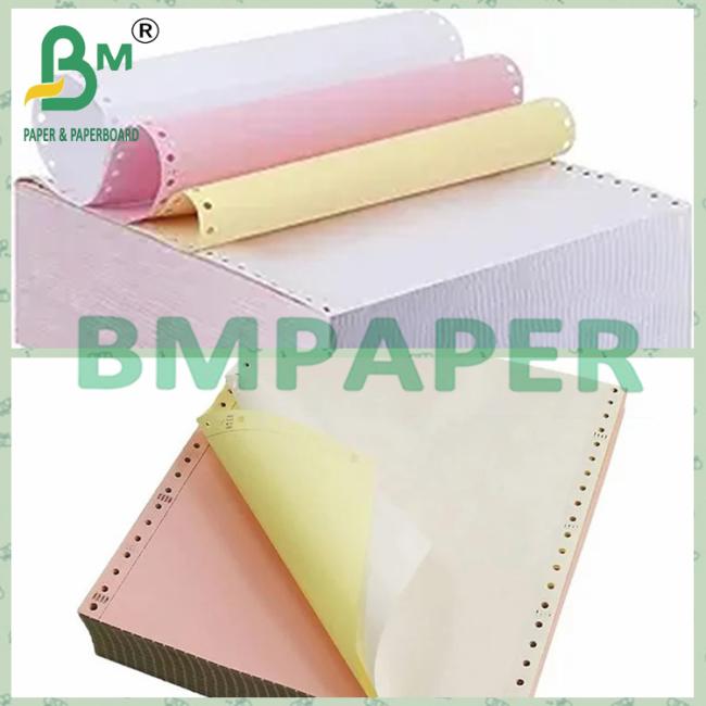 Black Image 2 Ply Carbonless Computer Paper With 100% Virgin Wood Pulp