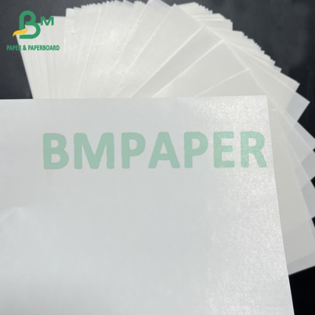 Smooth 65gsm white waterproof one side coated wet strength paper