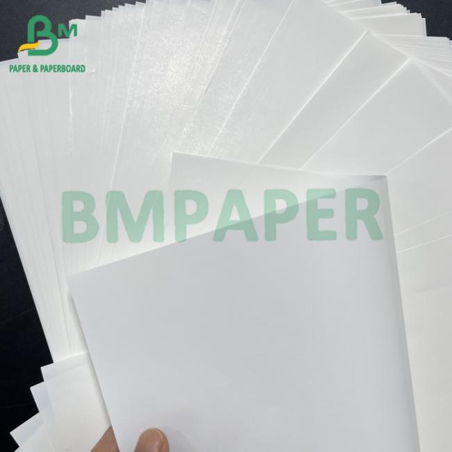 Smooth 65gsm white waterproof one side coated wet strength paper
